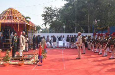 His Excellency bowed to Mahatma Gandhi and paid tribute to the freedom ...