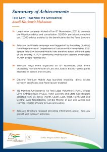 Tele-Law | Department of Justice | India