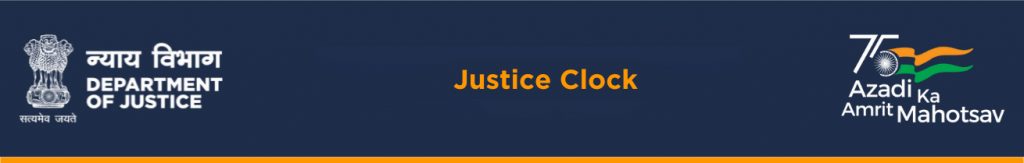 Justice Clock | Department of Justice | India