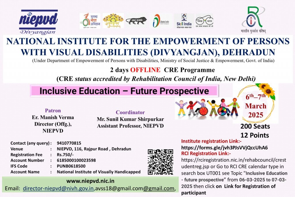 2 days OFFLINE Zonal Level CRE Programme on "Inclusive Education ...