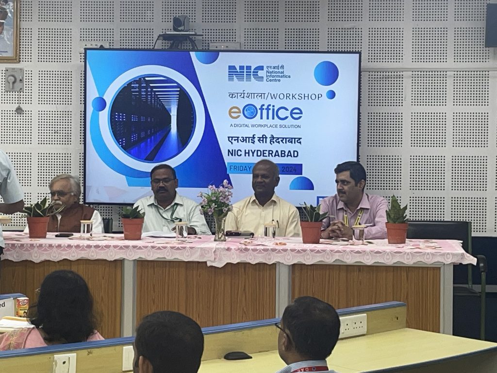 eOffice workshop held at NIC Hyderabad on 19th April 2024 | Telangana ...