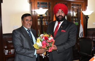 28-09-2023:Vice Chancellor of Kumaon University Nainital, Prof. Diwan ...