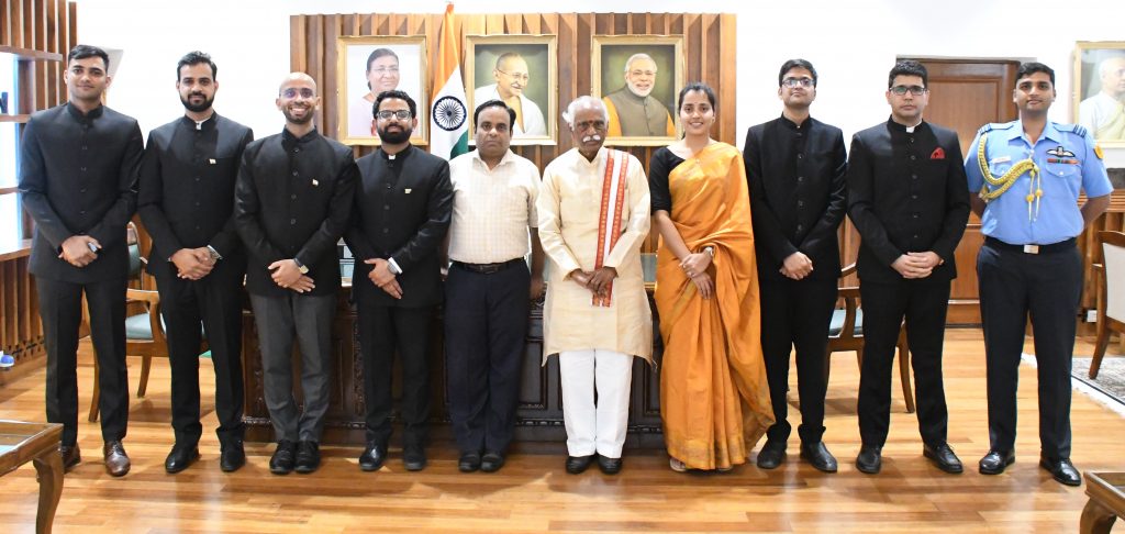 Seven newly appointed officers of the Indian Administrative Service ...