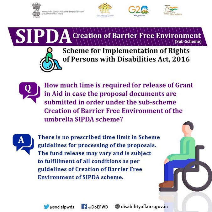 SIPDA | Department of Empowerment of Persons with Disabilities | India
