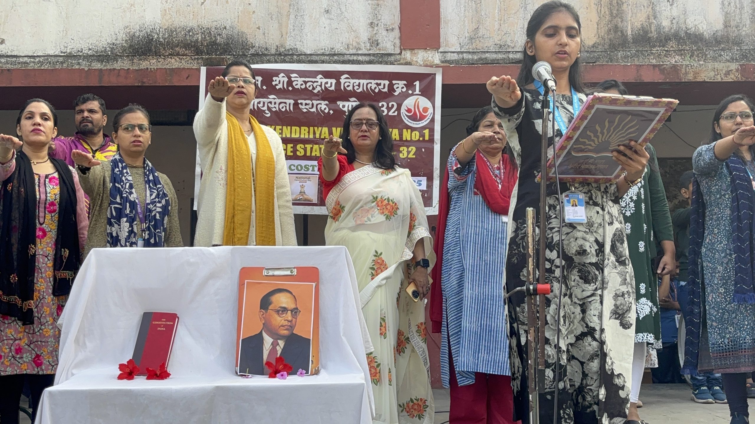 Celebration of constitution day | PM SHRI KV ONE AFS PUNE | India